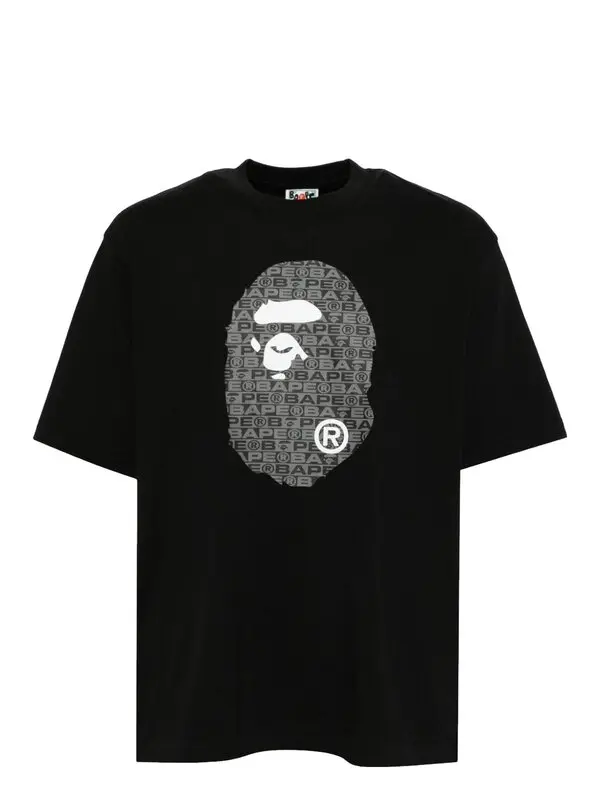 A BATHING APE Logo-print T-shirt - Black