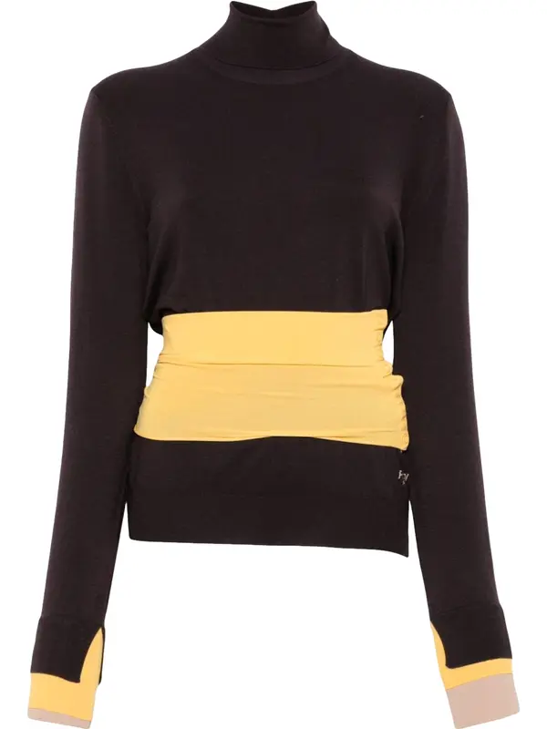 Fendi Asymmetric Sweater - Purple