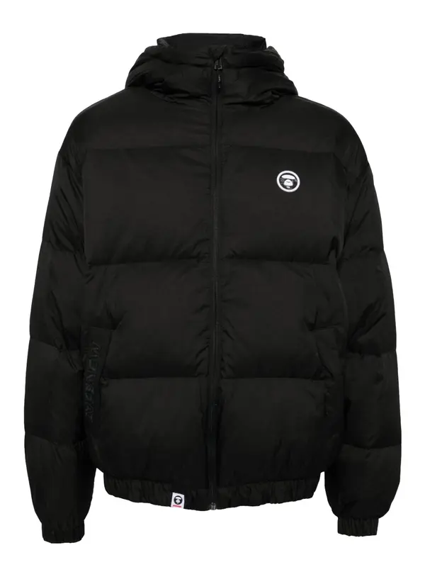 AAPE BY *A BATHING APE® Logo-appliqué Padded Jacket - Black