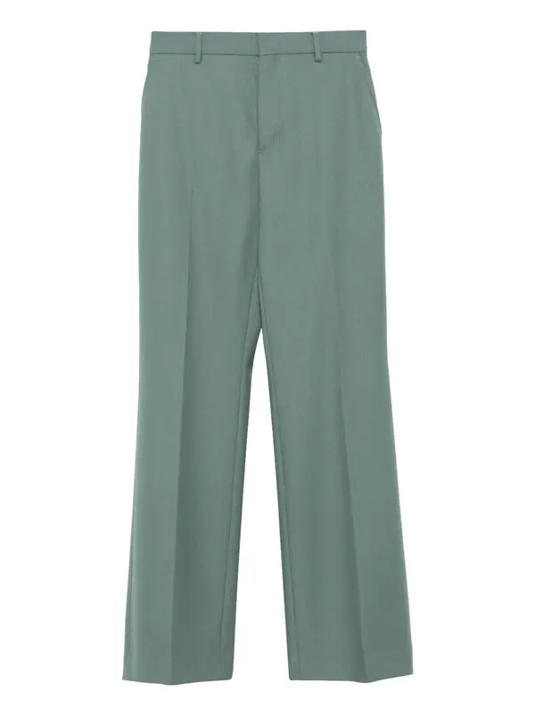 AMI Paris Flared Trousers - Green