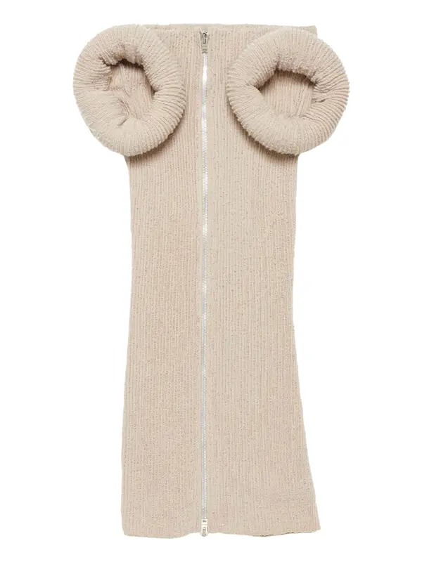 Acne Studios Chunky-knit Mini Dress - Pink