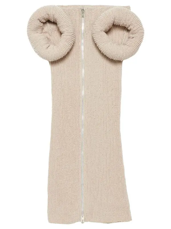 Acne Studios Chunky-knit Mini Dress - Pink
