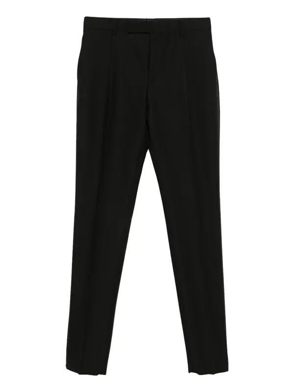 LARDINI Tailored Trousers - Black