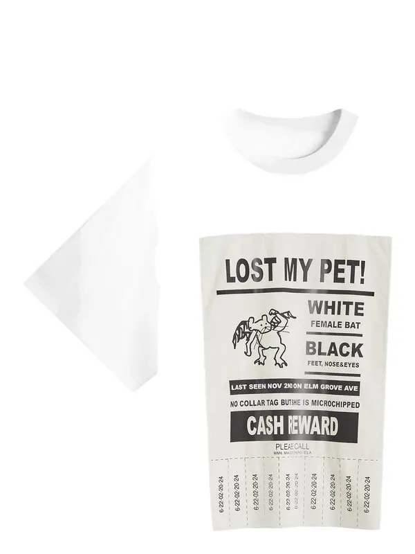 MAISON MARGIELA Lost My Pet T-shirt - Optic White
