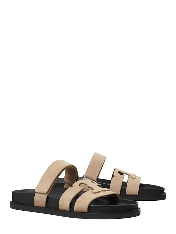 Tory Burch Ines Burch Slide - Malva/perfect Black
