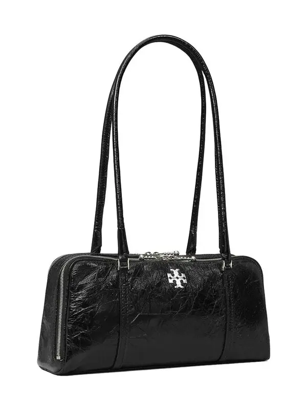 Tory Burch Small Crinkle Marshmallow Satchel - Black