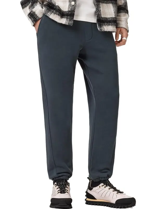 ALLSAINTS Haven Relaxed Fit Embroidery Sweatpants - Blue