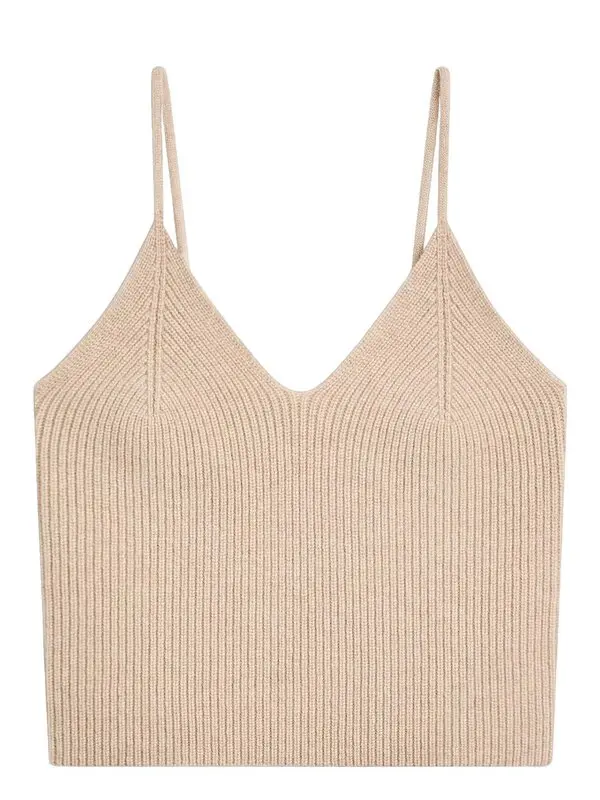 Scanlan Theodore Cashmere Camisole - Wheat