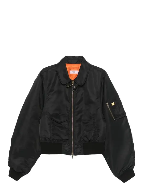 Martine Rose Shrunken Bomber Jacket - Black