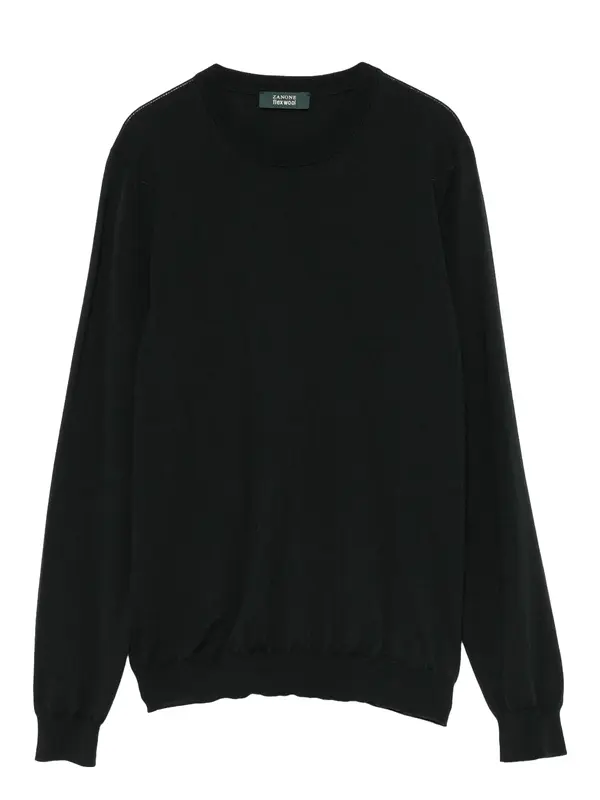 ZANONE Fine-knit Sweater - Black