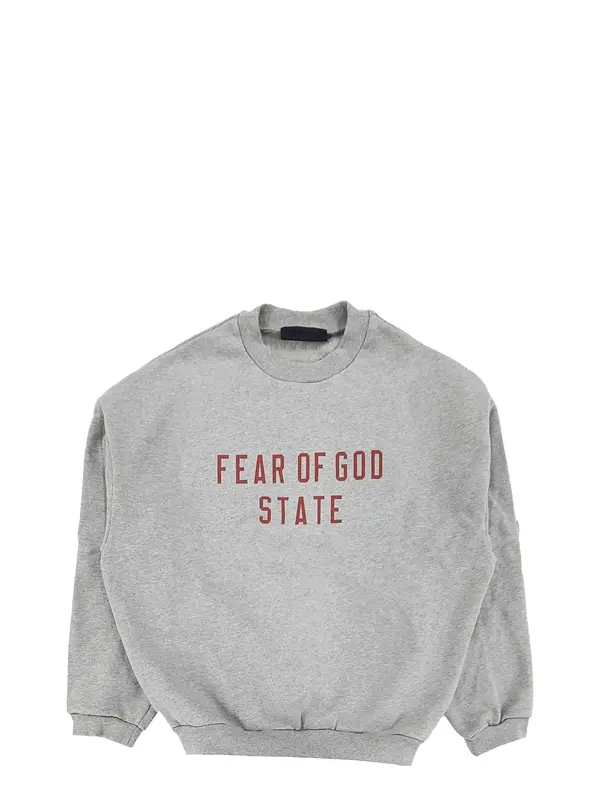 Fear Of God Logo-print Sweatshirt - Grey