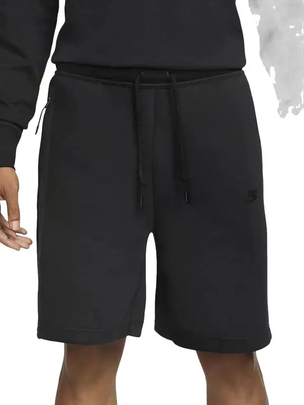 Nike Logo-print Track Shorts - Black