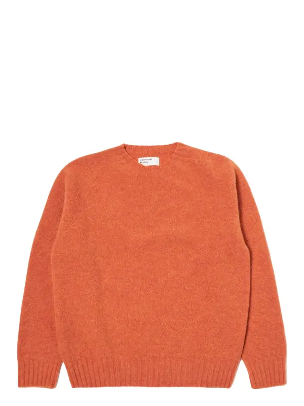 Universal Works Seamless Wool Jumper - Orange