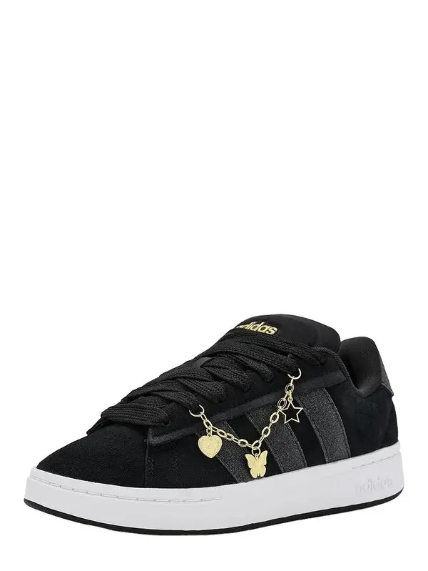Adidas Grand Court Alpha 00s Sneakers With Charm Detailing - Black