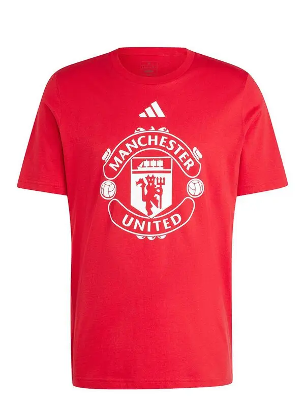 Adidas Mufc Dna Gr Tee Shirt - Red