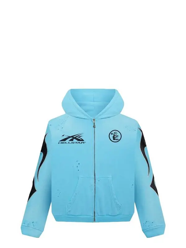 HELLSTAR Studios Zip Hoodie - Blue