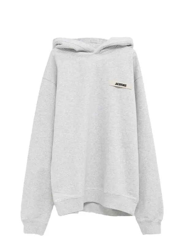 Jacquemus Le Hoodie Gros Grain - 950 Grey
