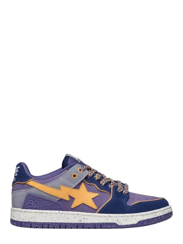 BAPE A Bathing Ape Sk8 Sta #4 M2 Sneakers - Purple