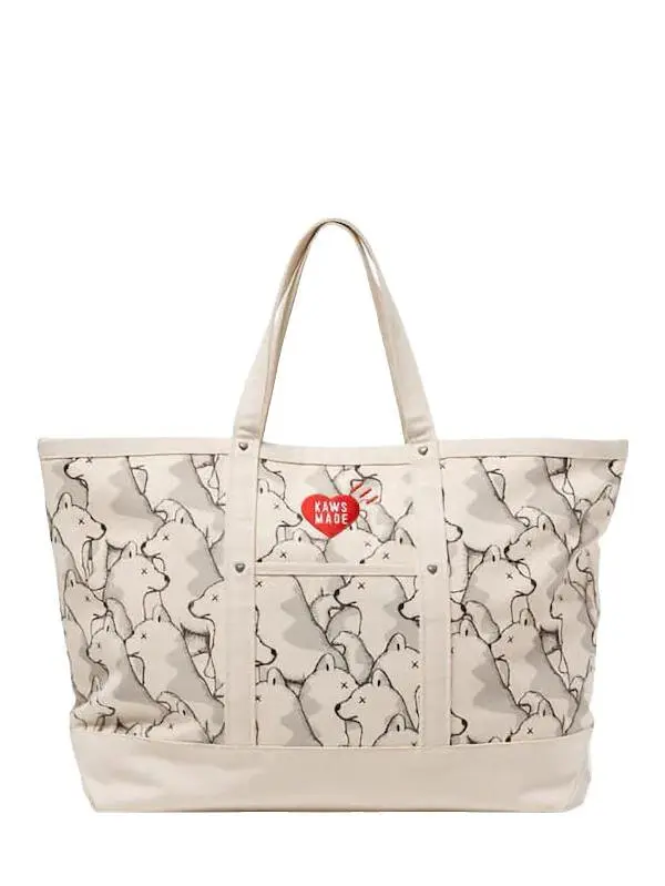 HUMAN MADE X Kaws Tote Bag - Ivory