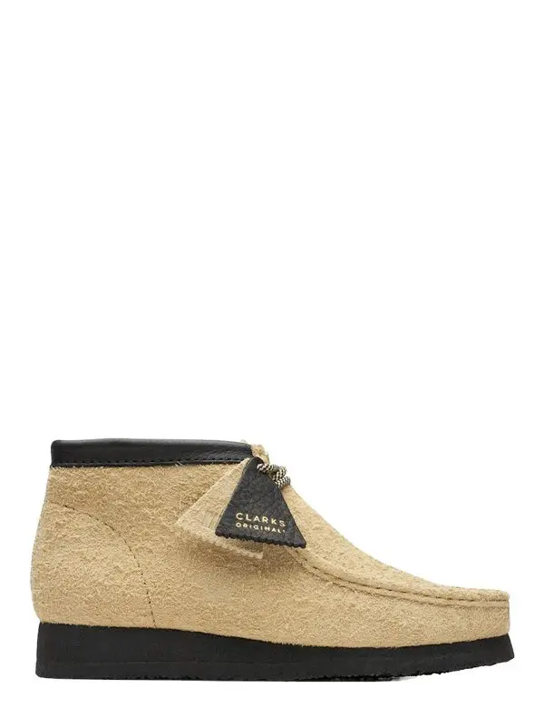Clarks Originals Wallabee Hairy Suedein - Maple/black