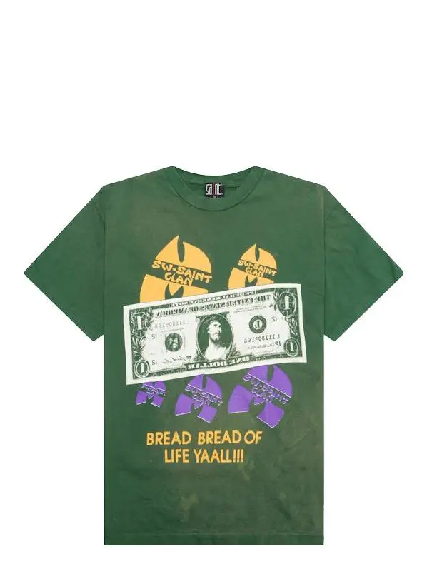 SAINT MICHAEL X Sean Wotherspoon Clan Short Sleeve T-shirt - Green