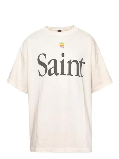SAINT MICHAEL Heart Apple T-shirt - White
