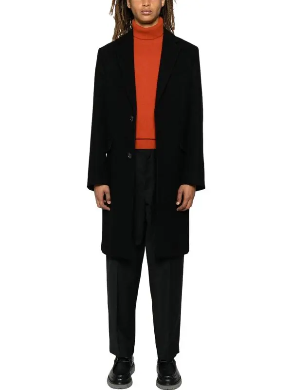 SEVEN GAUGE Wool Trousers - Black