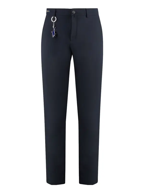 Paul & Shark Logo-charm Trousers - Blue