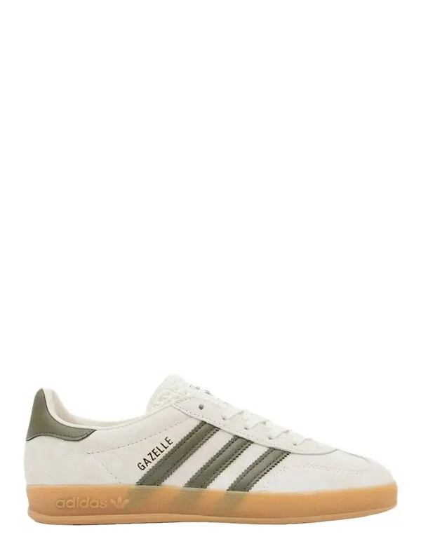 Adidas Gazelle Indoor Sneakers - Cloud White/olive Strata