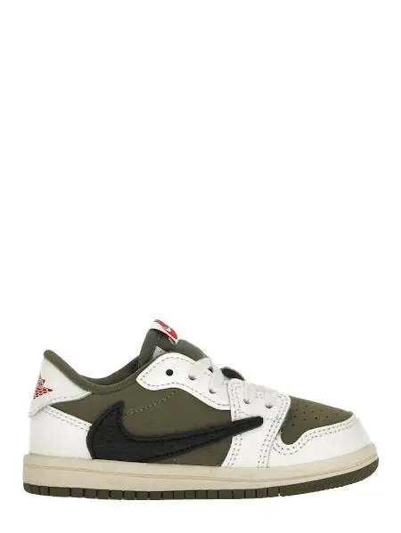 JORDAN 1 Retro Low Og Sp Travis Scott Toddler Sneakers - Medium Olive/black/sail
