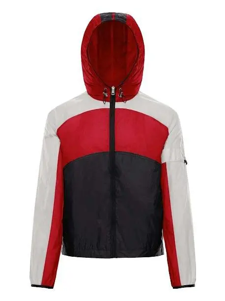 Moncler X Craig Green Clonophis Technical Hooded Jacket - White/red/black