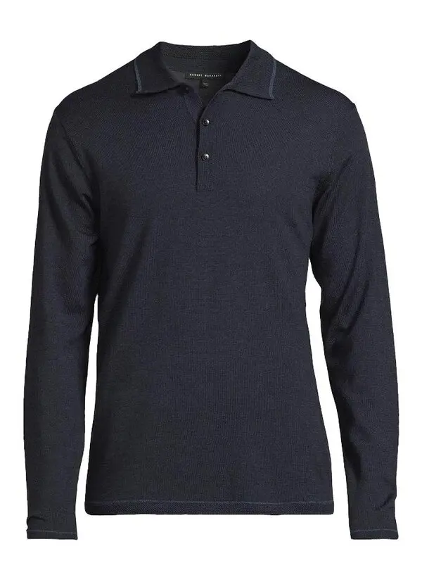 Robert Barakett Roman Polo Sweater - Navy