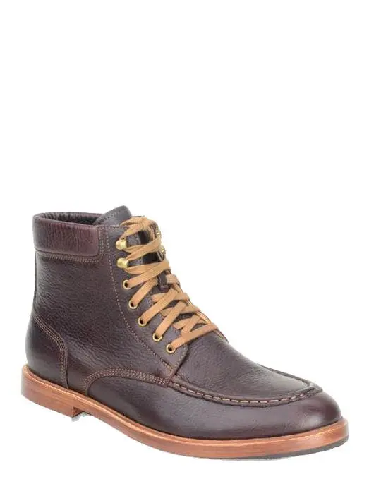 WARFIELD & GRAND Roseberg Derby Boot - Dark Brown