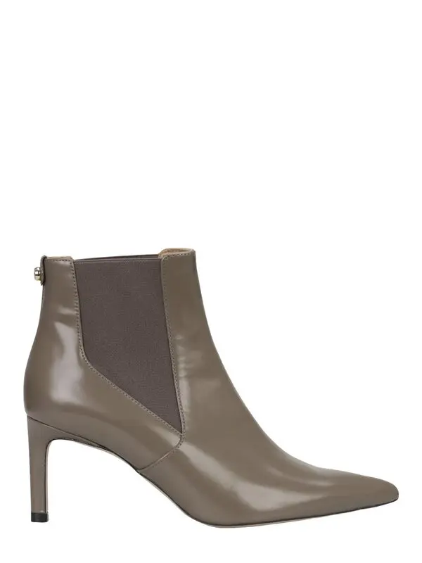 BOSS Janet Pointed Toe Chelsea Boot - Medium Brown