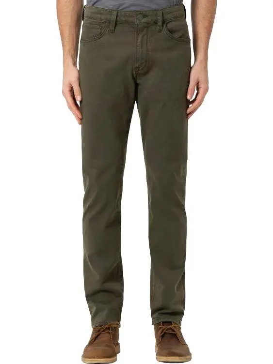 34 Heritage Courage Straight Leg Twill Pants - Dark Olive Twill