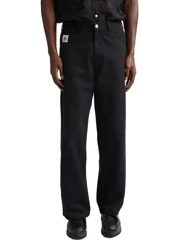 BODE Knolly Brook Twill Trousers - Black