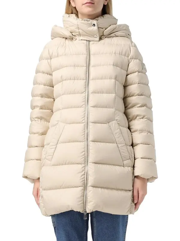 Add Quilted Hooded Jacket - Ivory