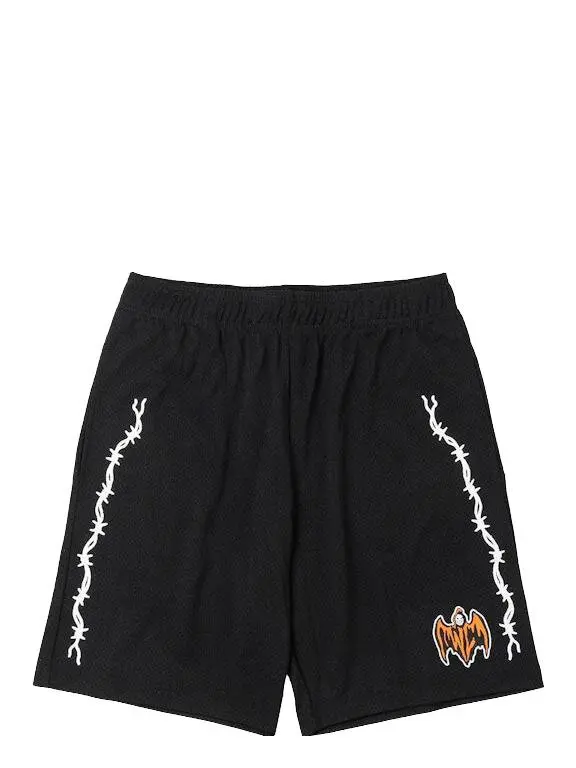 WARREN LOTAS Bat Reaper Mesh Shorts - Black