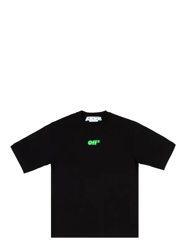 Off-White Rave Flyer Skate Short-sleeve T-shirt - Black