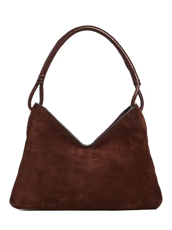 Staud Valerie Shoulder Bag - Mahogany