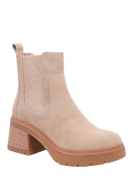 Mia Irie Platform Chelsea Boots - Sand