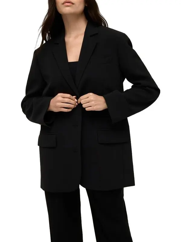 KENNETH COLE Vision Stretch Twill Jacket - Black