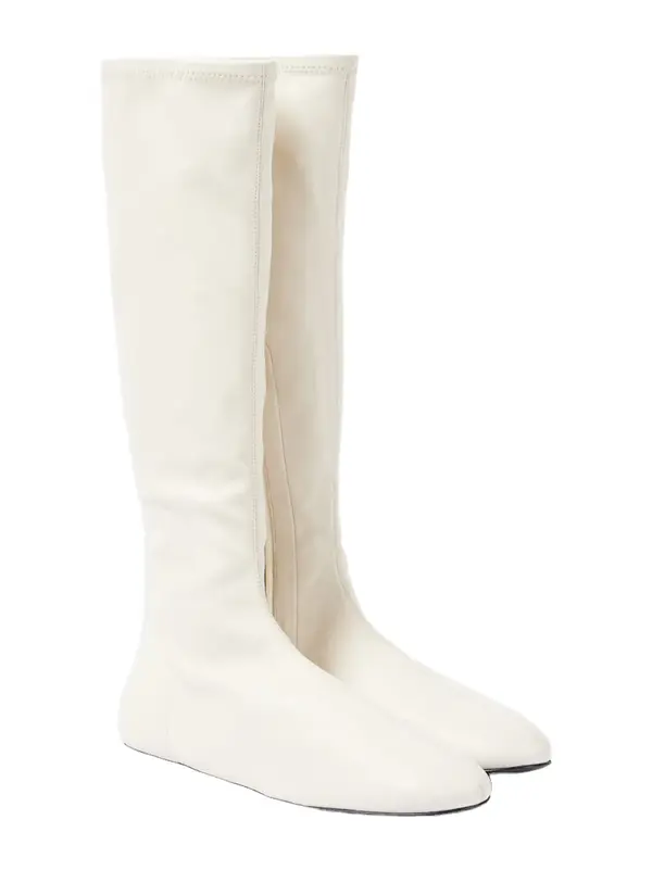Co Leather Knee-high Boots - White