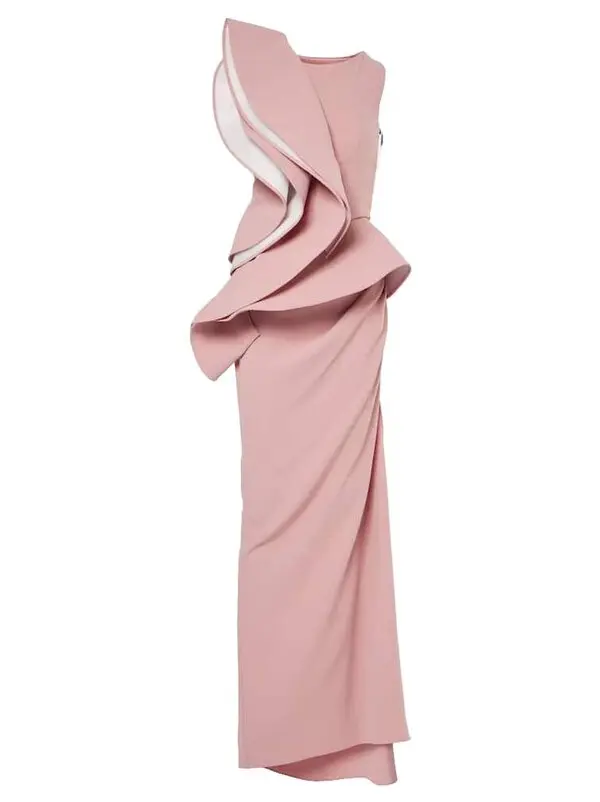 Maticevski Fateful Ruffled Gown - Pink