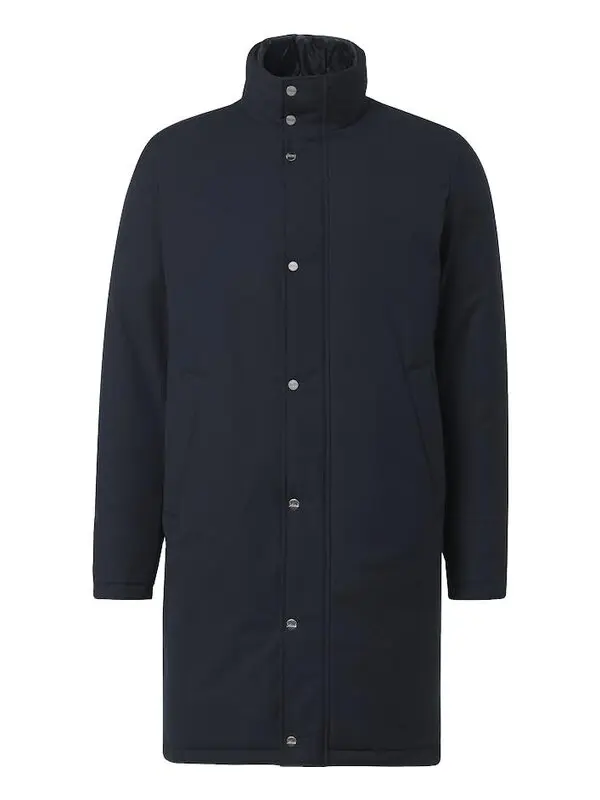 Herno Paneled Down Coat - Blue