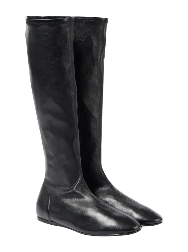 Co Leather Knee-high Boots - Black