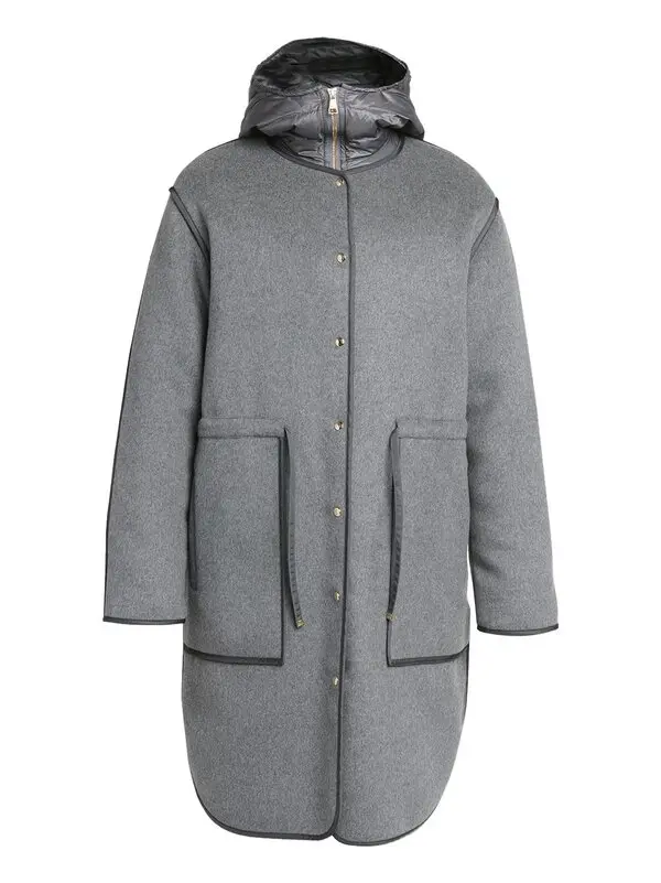 Moncler Bonrepos 3-in-1 Cashmere-blend Long Coat - Gray