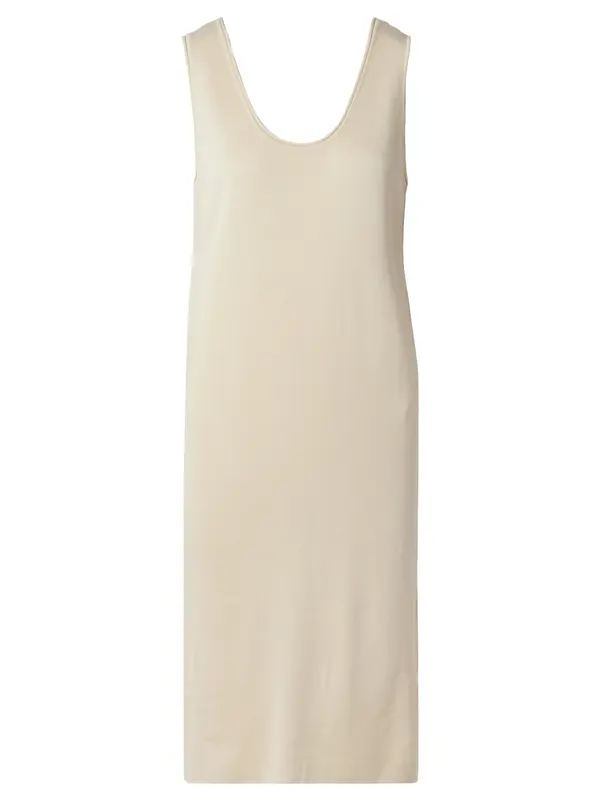 THE ROW Garfield Silk Midi Dress - Ecru