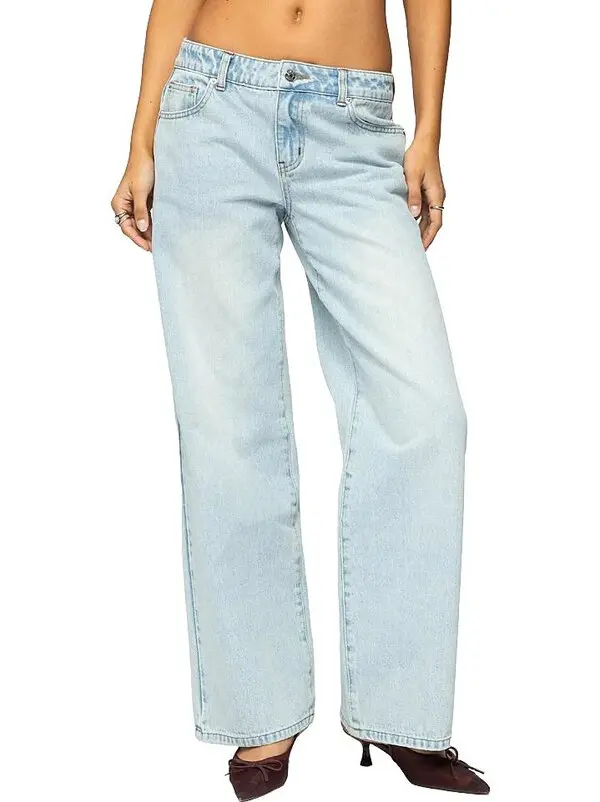 EDIKTED Ace Relaxed Jeans - Blue