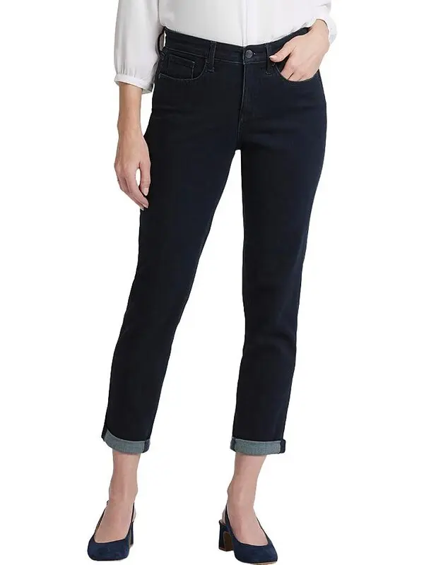 NYDJ Margot Girlfriend Jeans - Midnight
